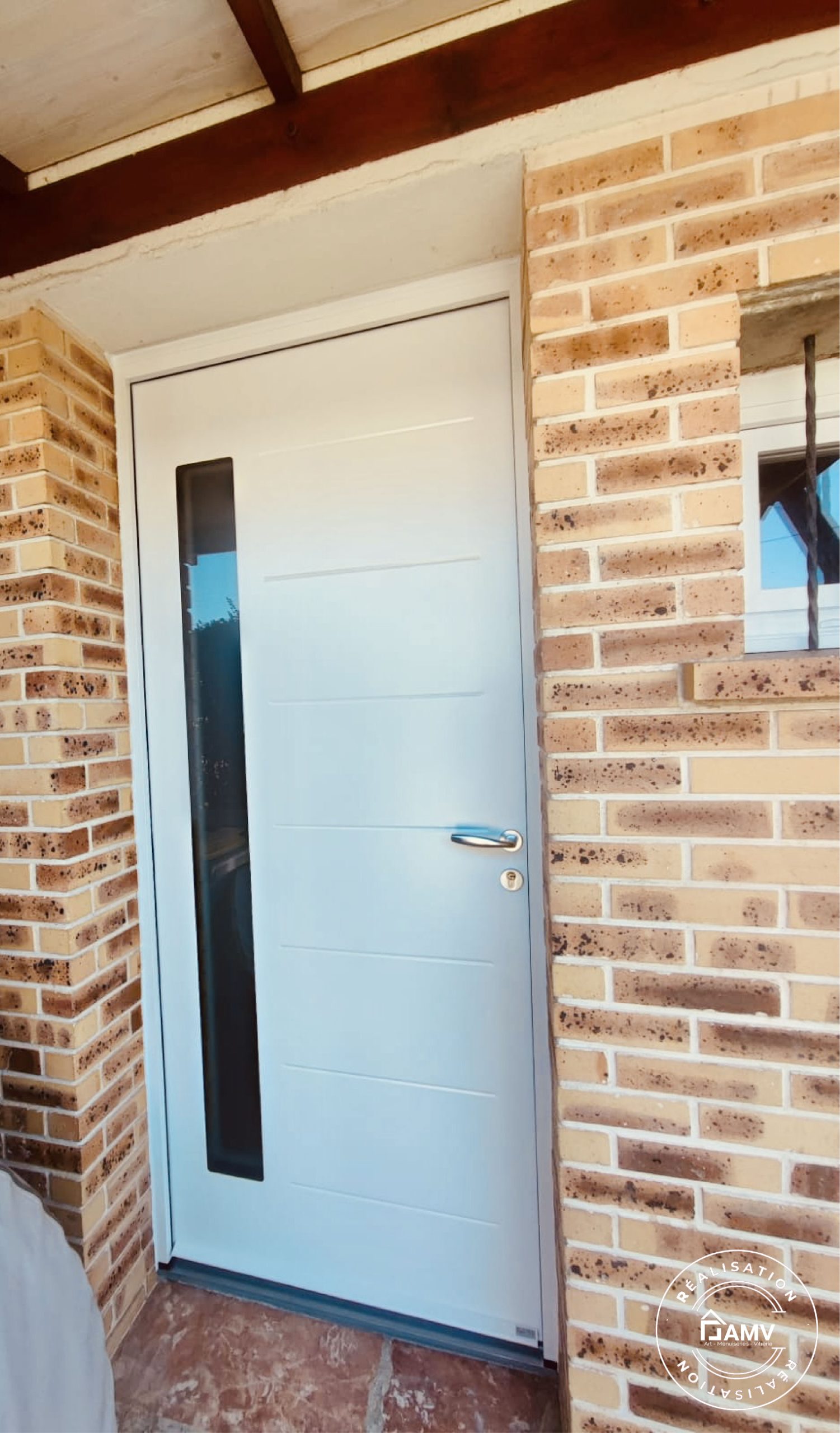 Porte d’entrée contemporaine en acier : le parfait compromis qualité ...